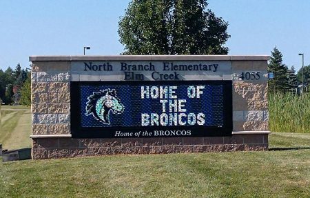 monument digital sign for elementary school – Outdoor Business Signs ...